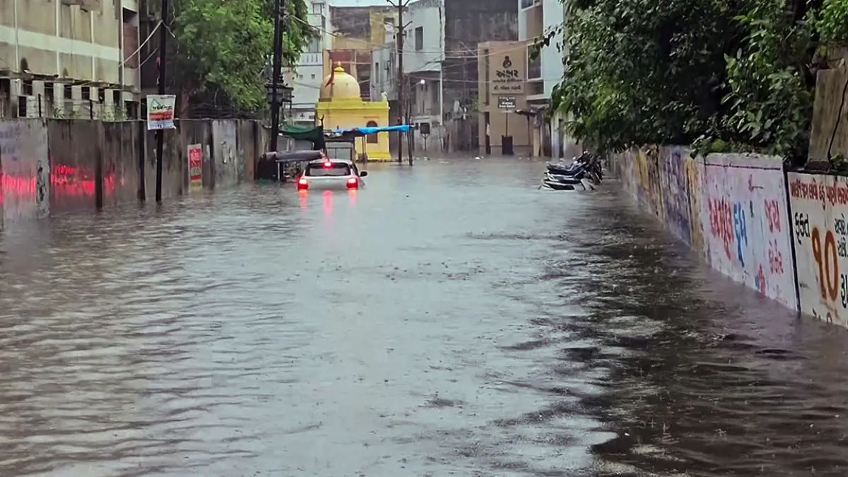 Gujarat Rain: Torrential Showers, Severe Flooding Cripples Life In State, IMD Issues Red Alert ...